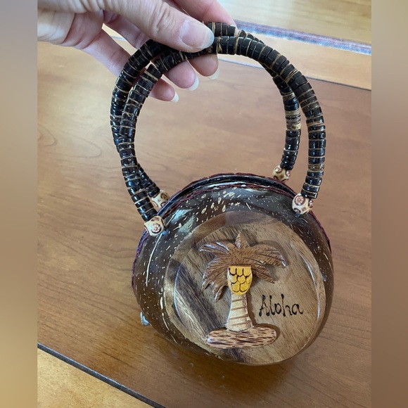 Bags | Vintage Coconut Purse From Hawaii | Poshmark
